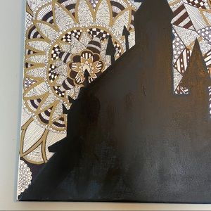 Wall Decor | Harry Potter Inspired Zentangle Canvas Wall Art | Poshmark